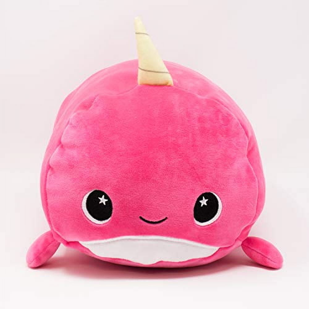 Moosh-Moosh Official 12 inch Bubblegum the Narwhal - Kid's Ultra Soft ...