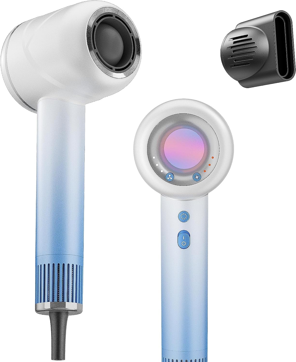 Moosoo Hair Dryer, High-Speed Blow Dryer with 110,000 RPM Brushless ...