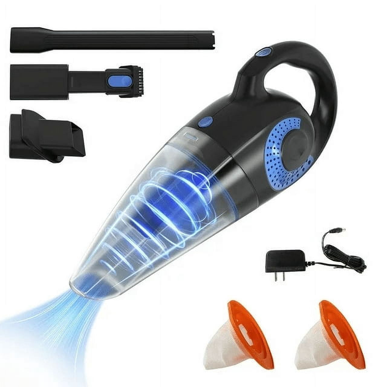 Moosoo Handheld Vacuum Cleaner, Strong Suction Cordless Hand Vacuum for ...