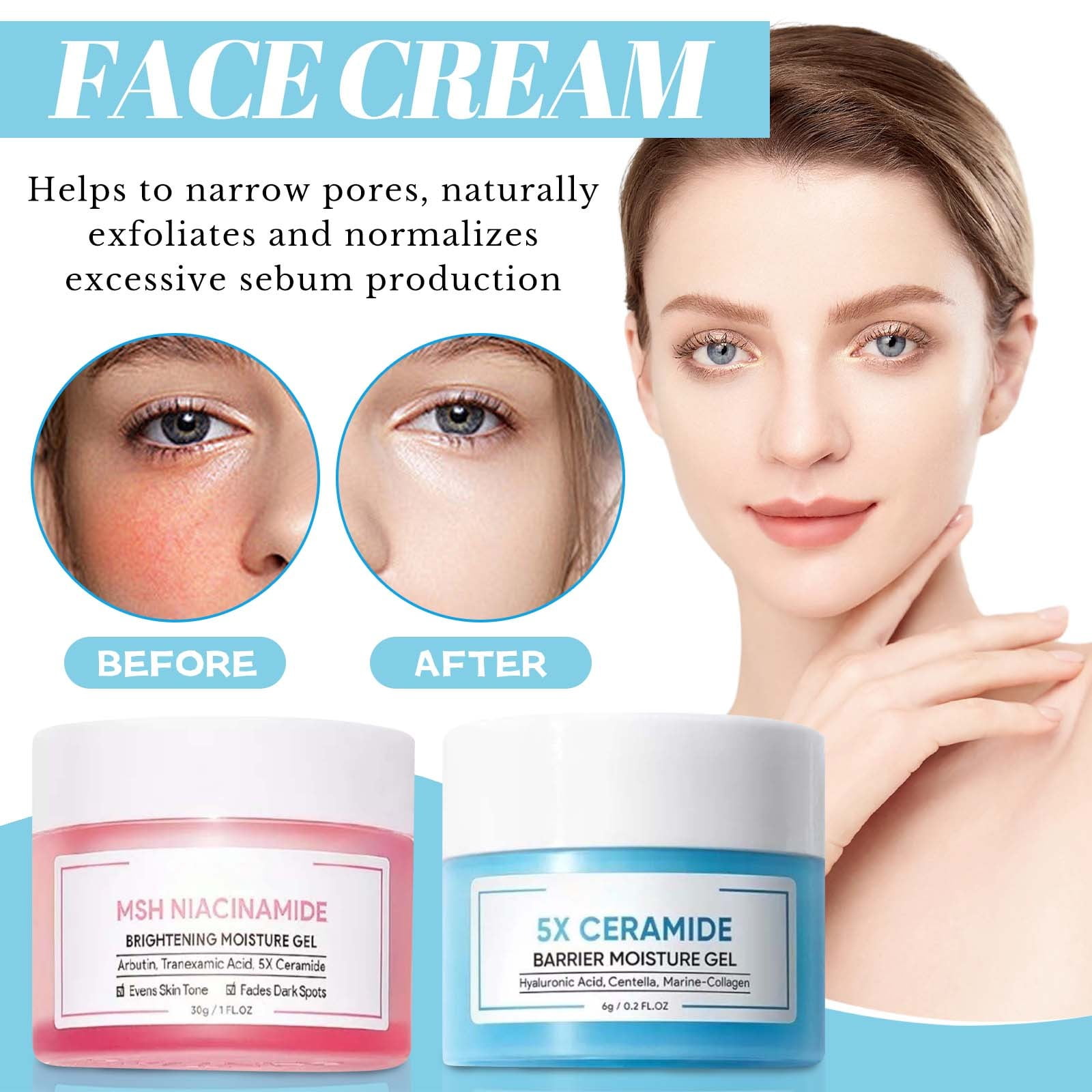 Mooths & Plumps Skin Hydrating & Moisturizing Face Cream Exfoliates the ...