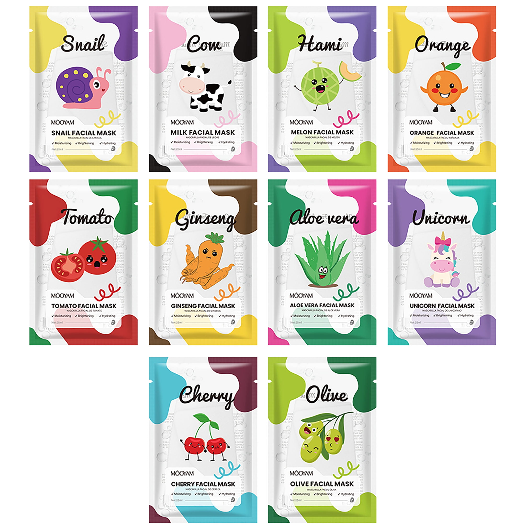 Walmart Black Friday Deals 2025 - Mooyam 10 Pack Hydrating Sheet Face ...