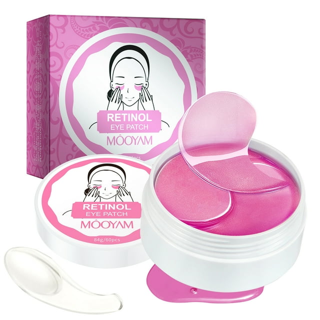 Mooyam Under Eye Mask, 30 Pairs Retinol Eye Masks for Dark Circles and ...