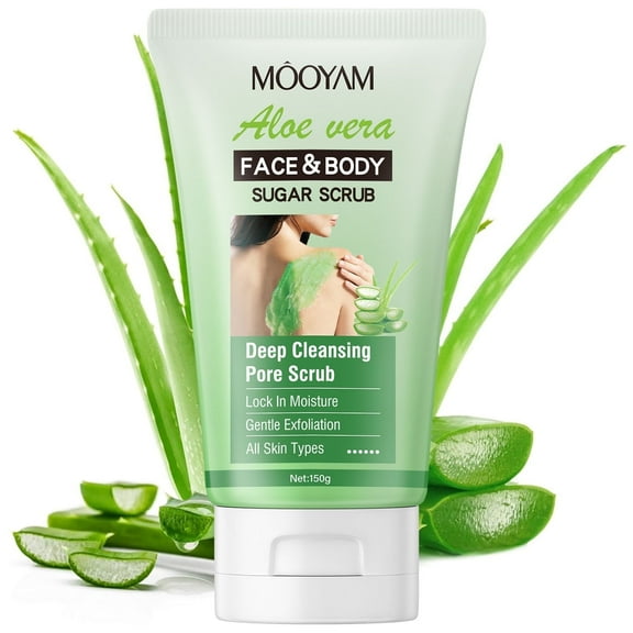 Mooyam Vitamin C Face Scrub, Exfoliating Facial Wash with Retinol, Deep ...