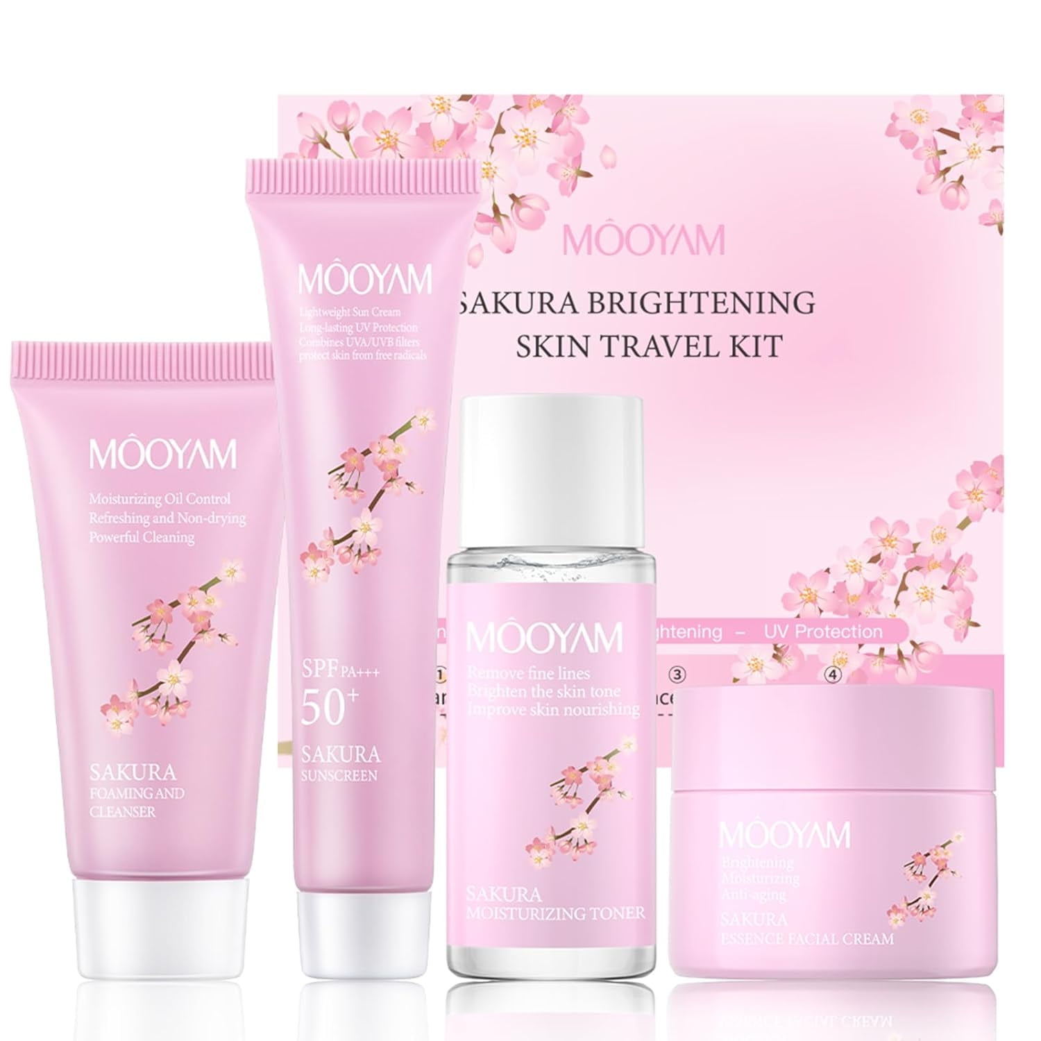 Mooyam Skin Care Set - Sakura Skin Care Sets & Kits - Women Gift Sets ...