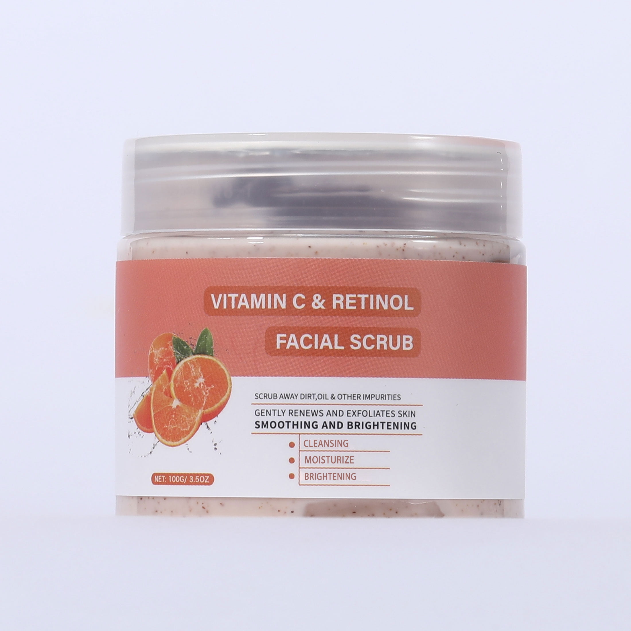 Mooyam Vitamin C Face Scrub, Exfoliating Facial Wash with Retinol, Deep ...