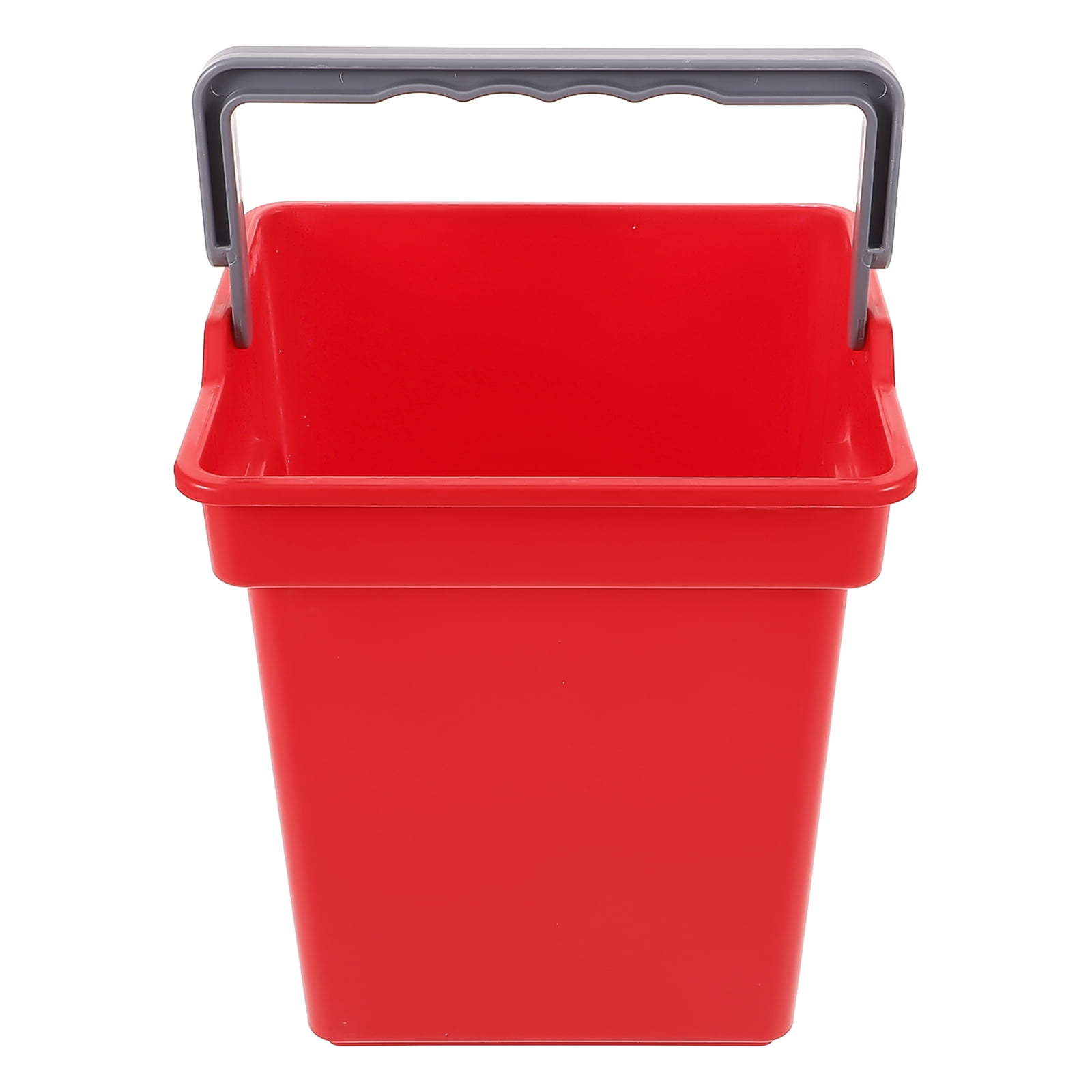 ADDHAT Red Cleaning Bucket with Handle for Home and Office, Utility ...