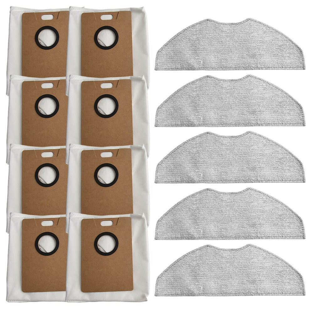 Mop Cloth + Dust Bags Kit RVA301 RVA202 Compatible For Tapo RV30 MAX ...
