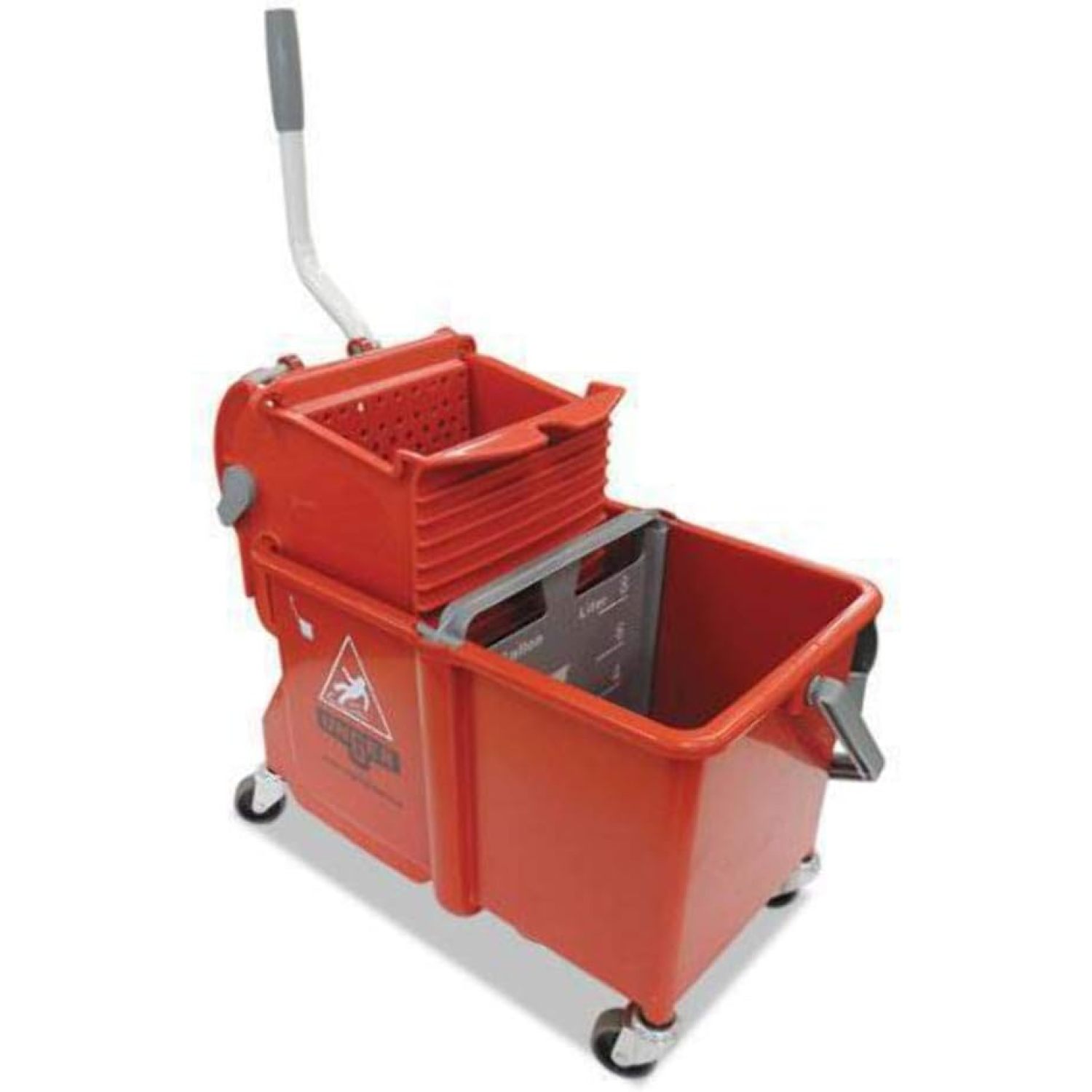 Mop Dual Bucket with Side Wringer, 4 gal. - Walmart.com