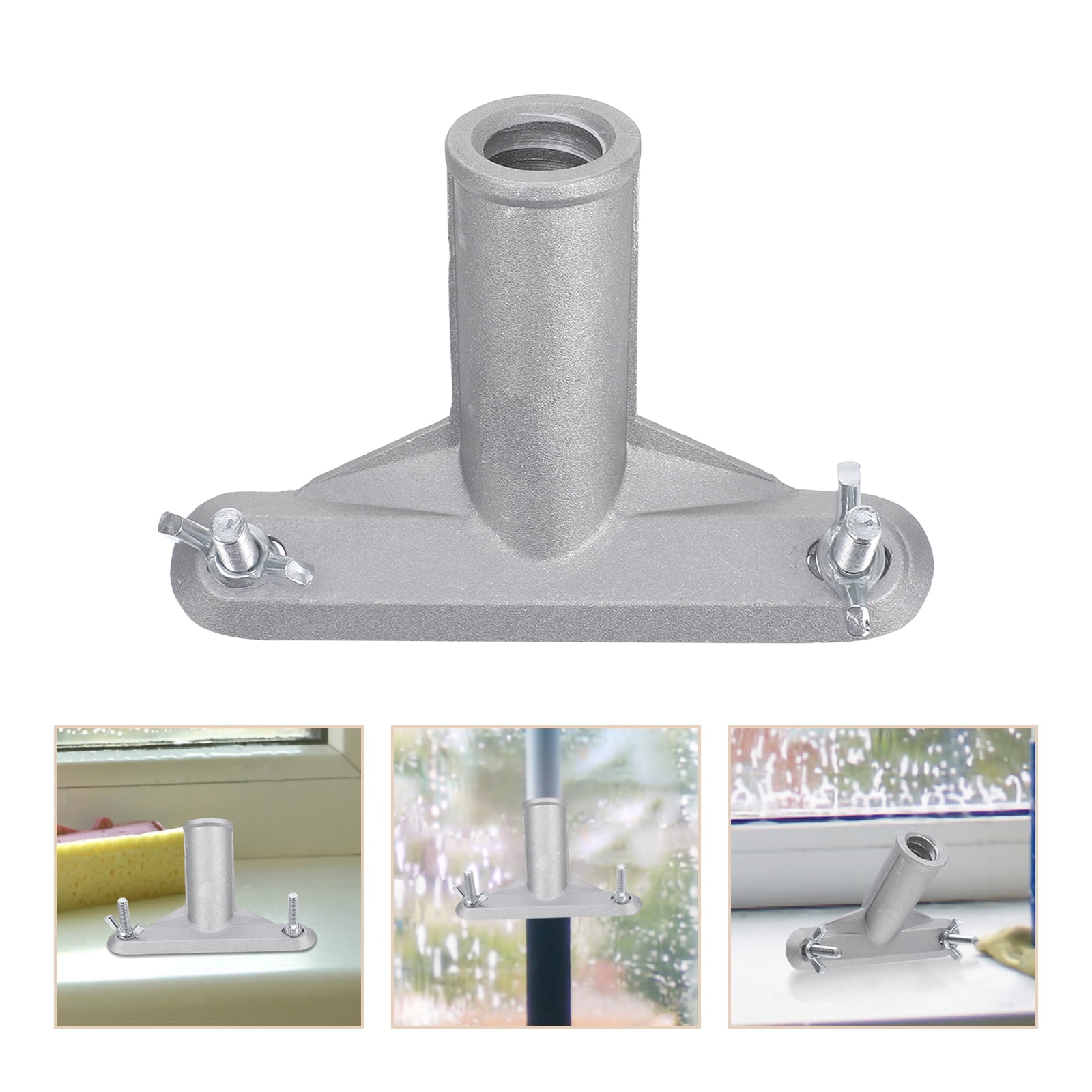 Broom Handle Bracket with Adapter and Mounting Brackets Perfect for ...