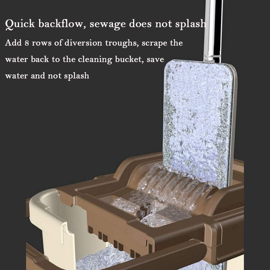 Mop/Flat Floor Mop Rotating Magic Mop Without Hand Washing, Twisting ...