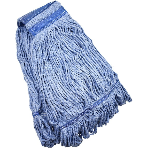 Mop Head Replacement Commercial Heavy Duty String Blue Wet Mop Heads ...