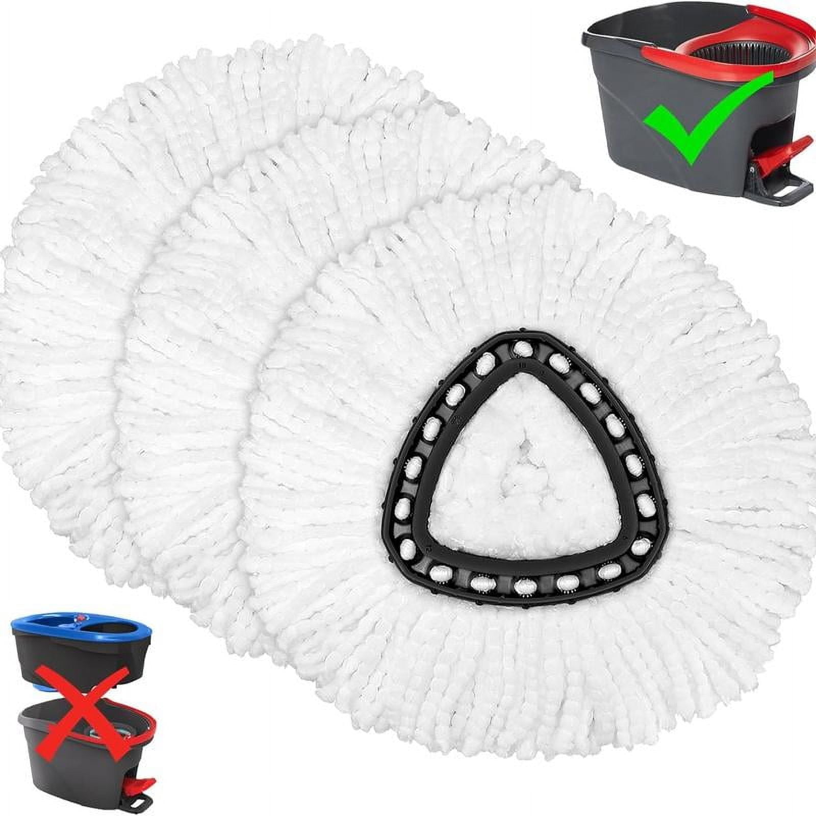 Mop Heads Refills for O-Cedar EasyWring 1 Tank System Microfiber ...