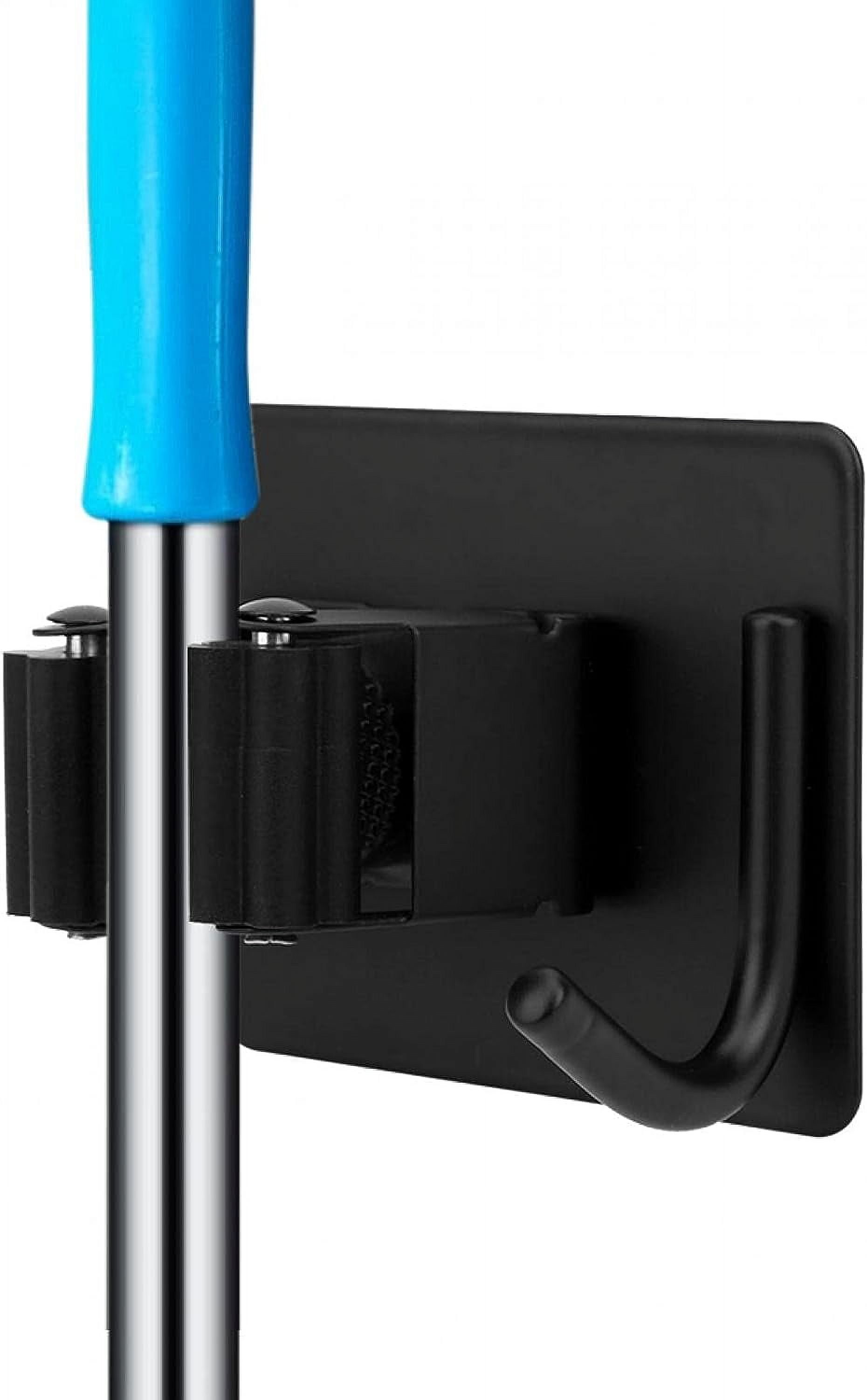 Mop Holder, Stainless Steel+Silicone Easy Installation Excellent Grip ...