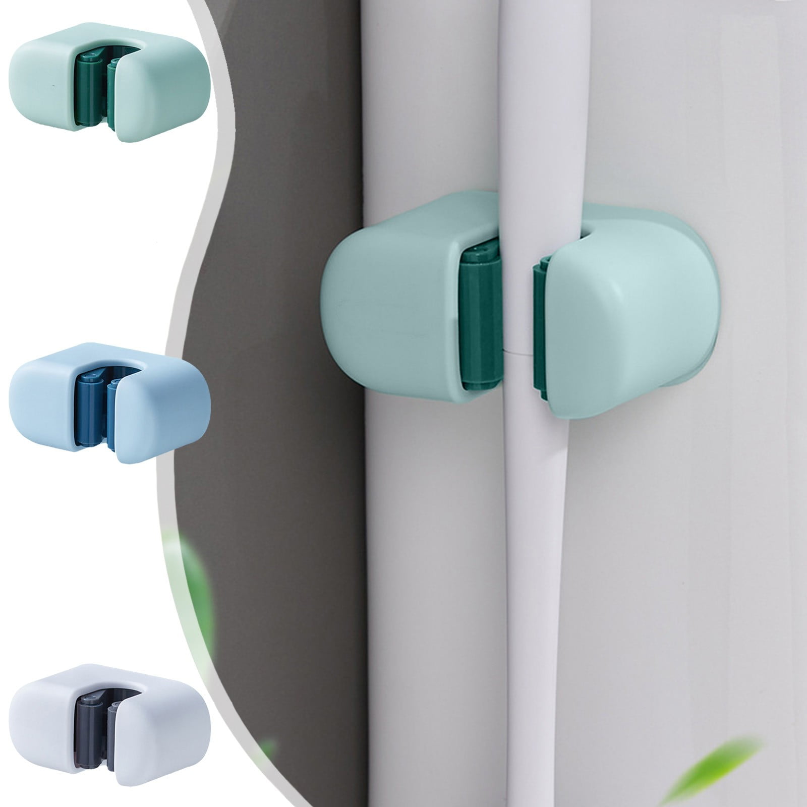 Mop Hook Hanging Rack Wall Mount Organizer | No-Drill Adhesive Holder ...