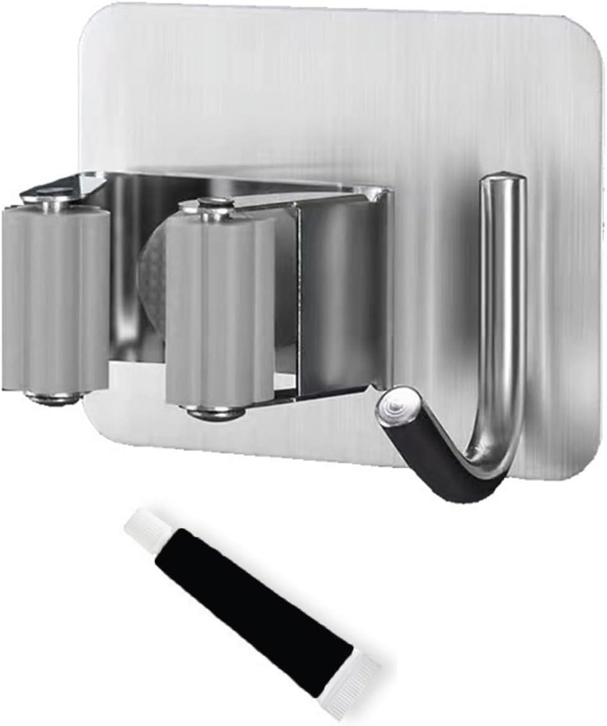 Mop Hook Wall-mounted Broom Mop Storage Holder Space-saving Stainless ...