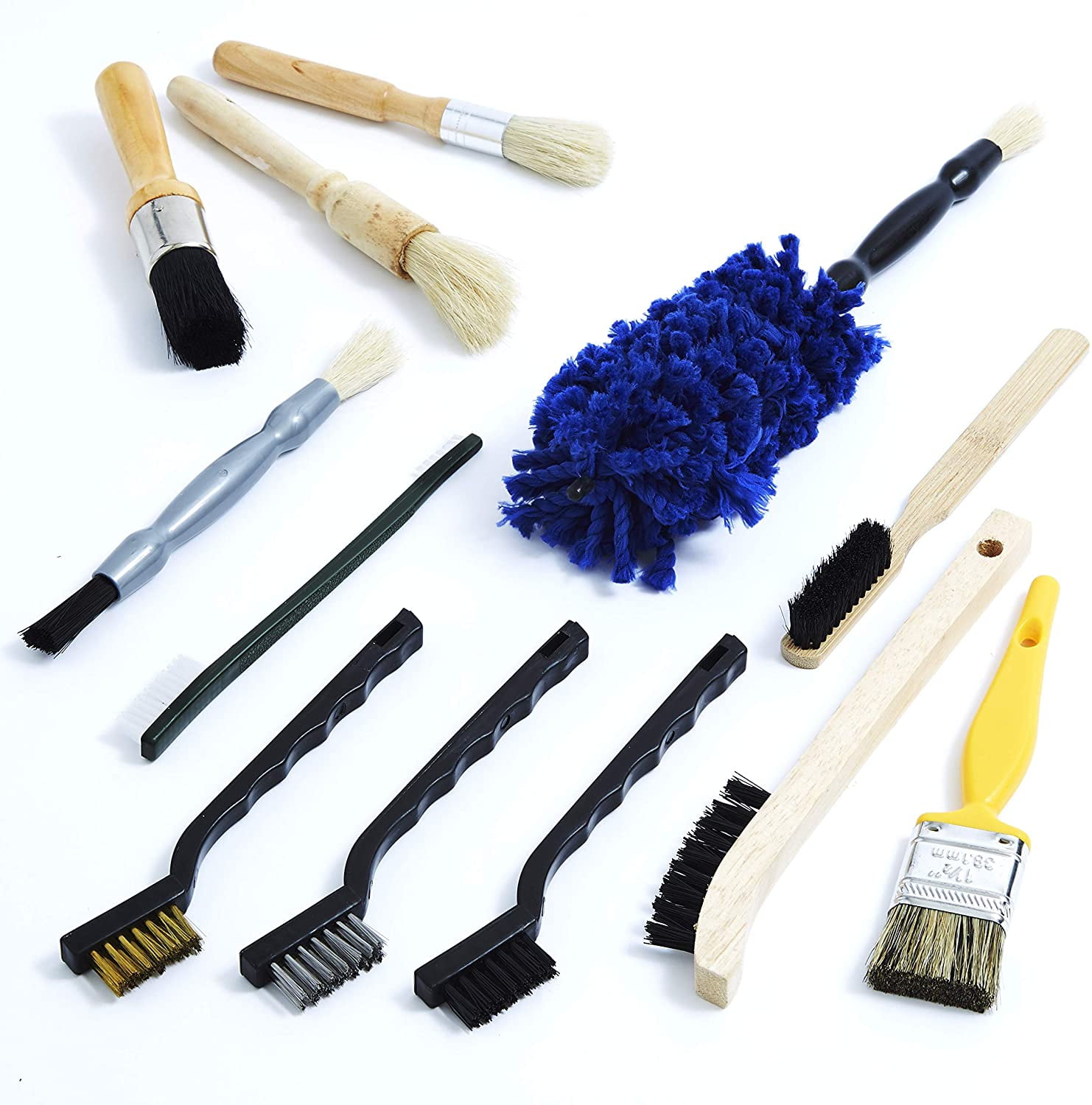 Mop Mob Car & Auto Detailing Brushes Kit, Set of 12 - Walmart.com