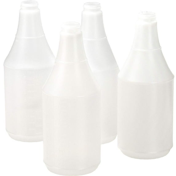 Mop Mob Commercial-Grade Chemical Resistant 24 oz Clear White Plastic ...