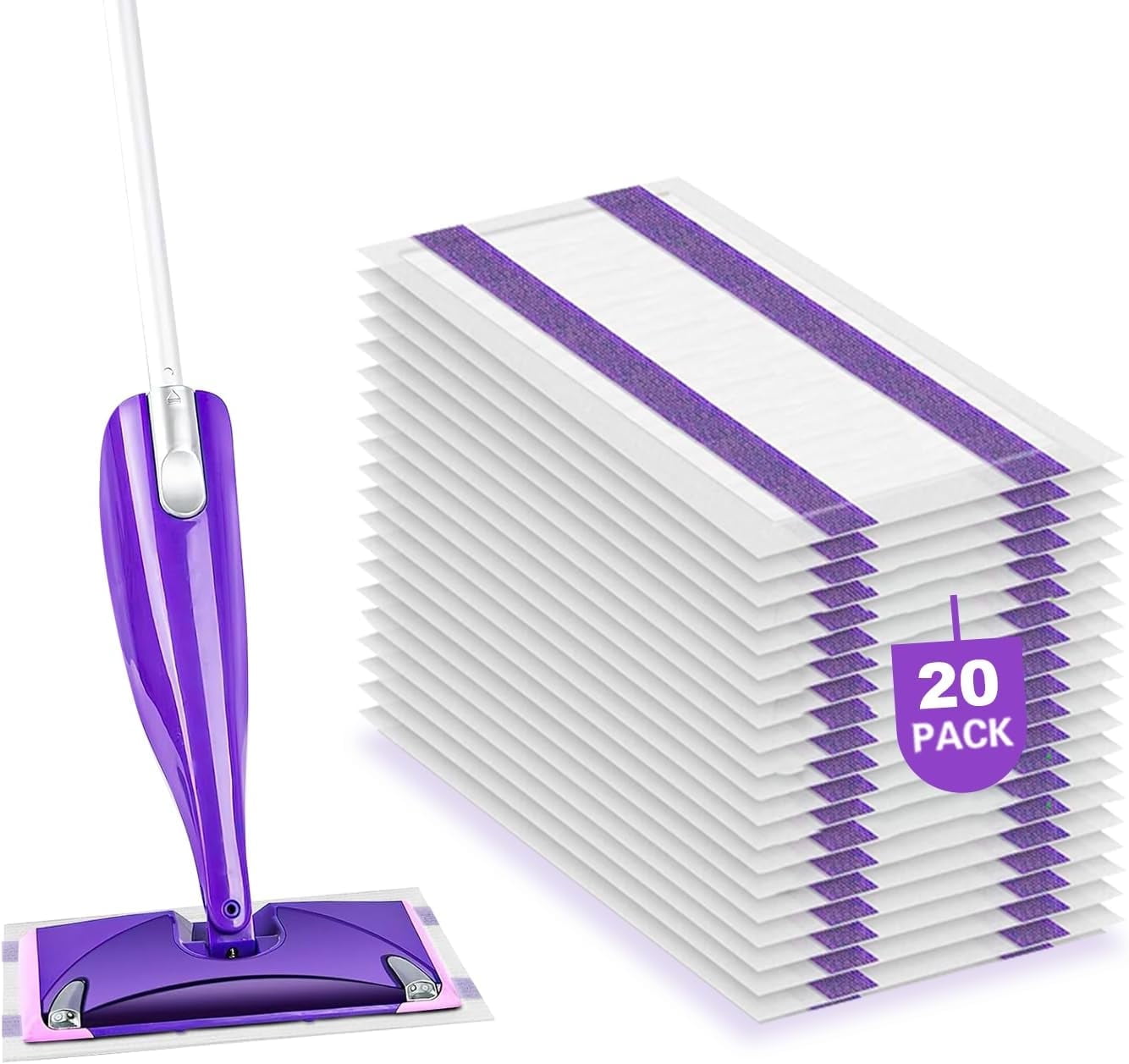 Mop Pad Refill Compatible with Swiffer WetJet Spray Mop, Wet Jet ...