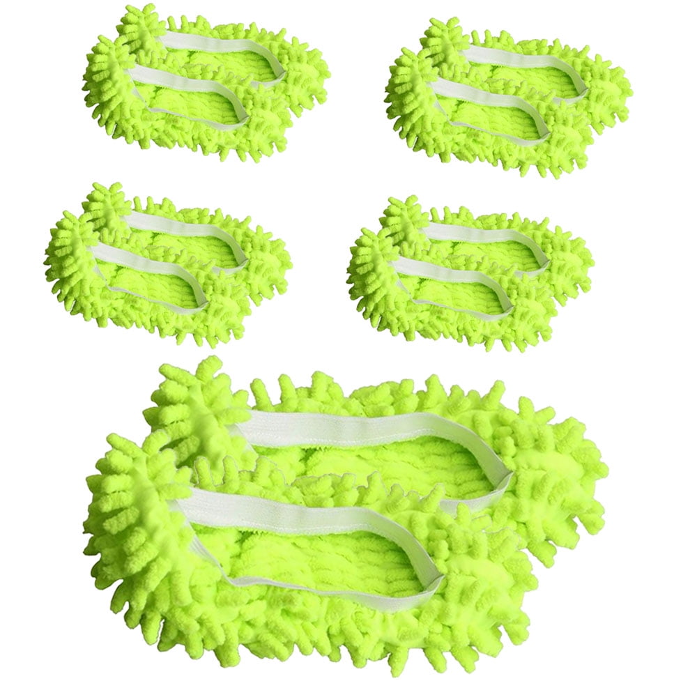 Mop Slippers Shoes 5 Pairs (10 Pieces) - Shoes Cover for Mop Dust ...