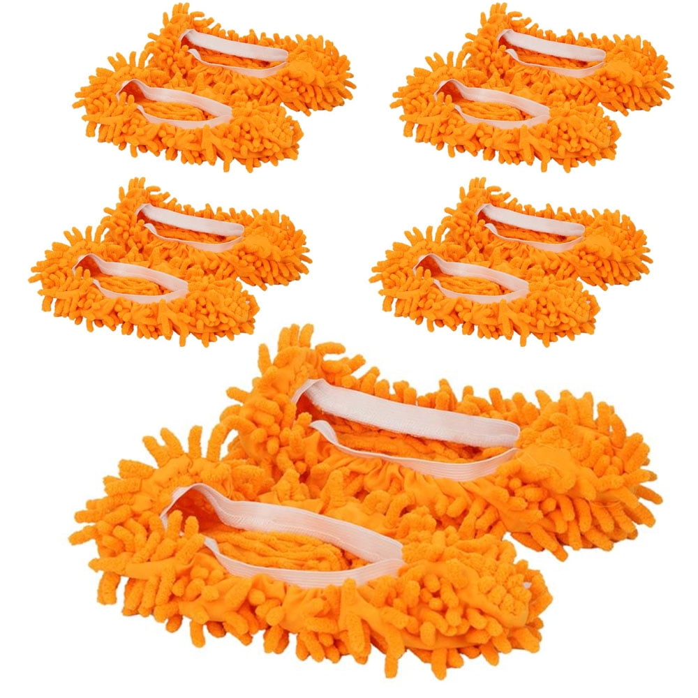 Mop Slippers Shoes 5 Pairs (10 Pieces) - Shoes Cover for Mop Dust ...