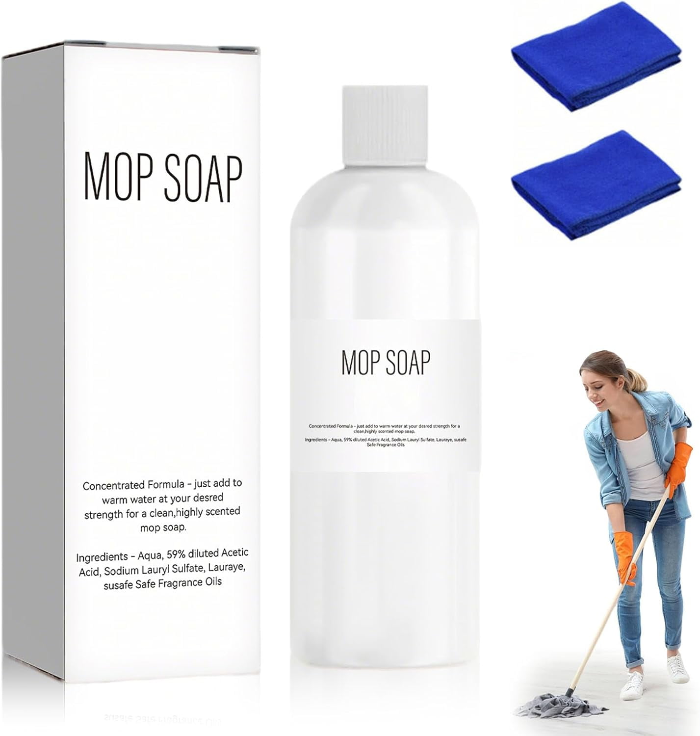 Mop Soap Brazilian Waves, 2026 New Highly Scented Multi-Surface Floor ...