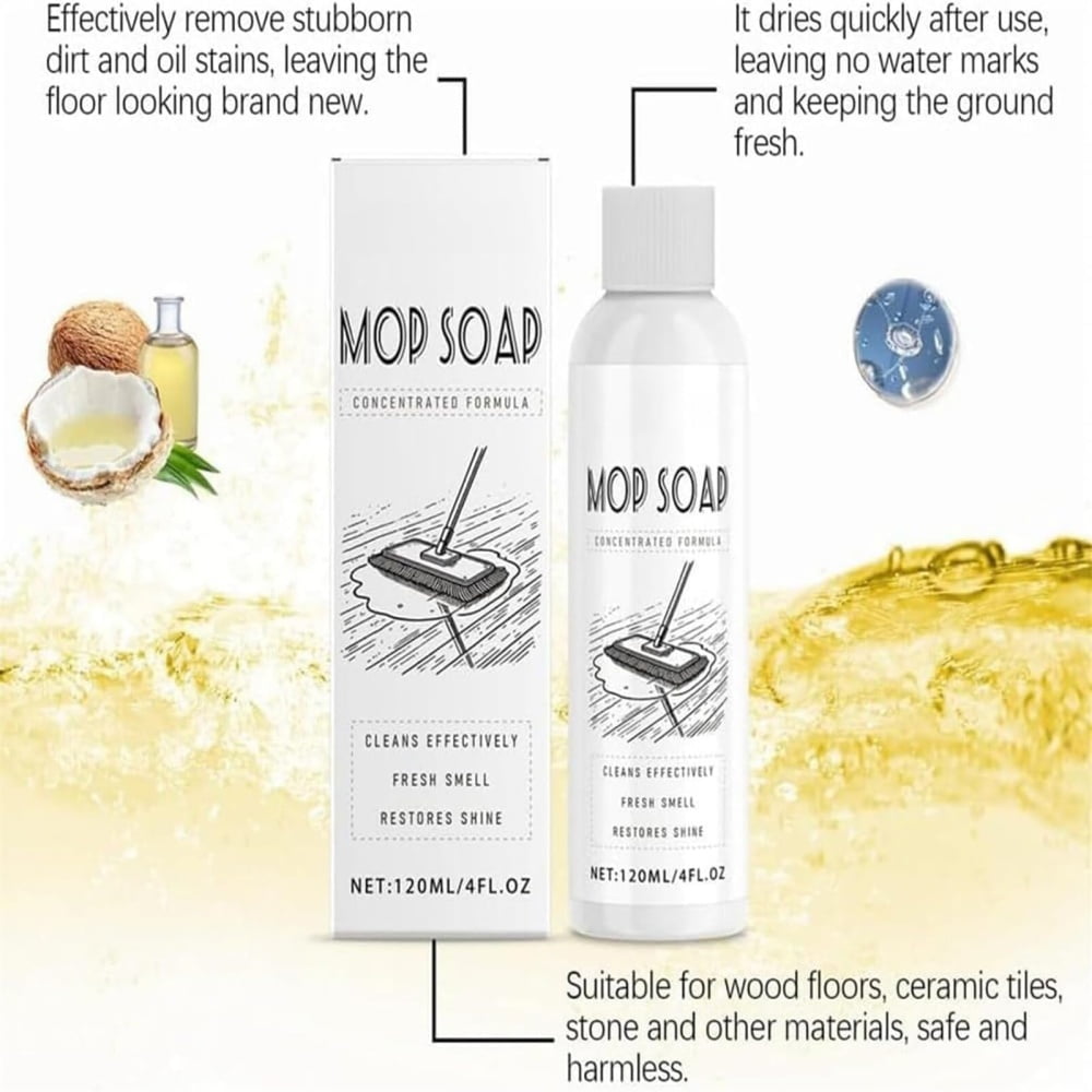 Mop Soap Brazilian Waves,Mop Soap Scented,Highly Scented Mop Soap,Floor Cleaner for Mopping ...