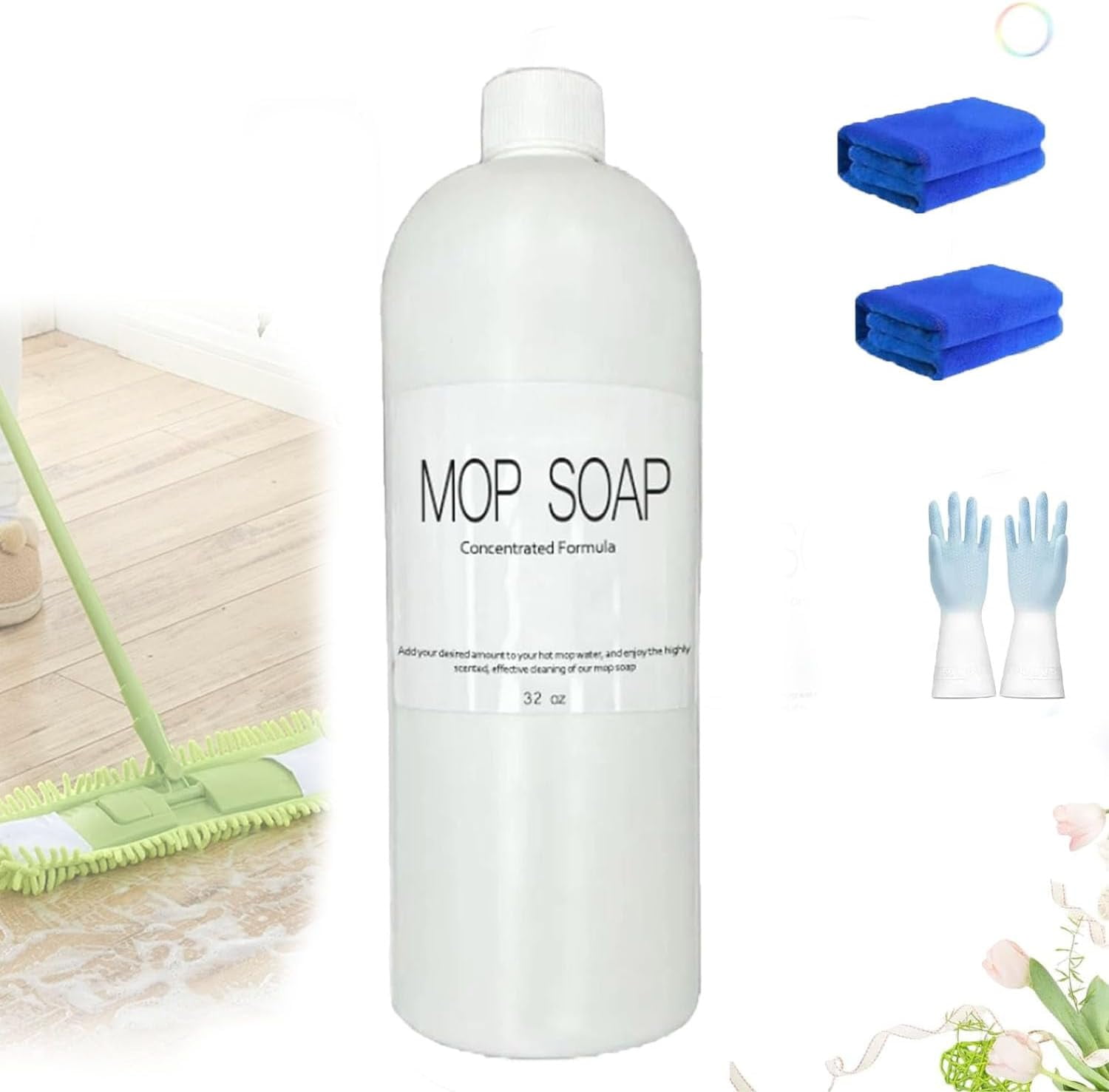 Mop Soap, Mop Soap Brazilian Waves, Mop Soap For Floor Cleaning, Luxury ...