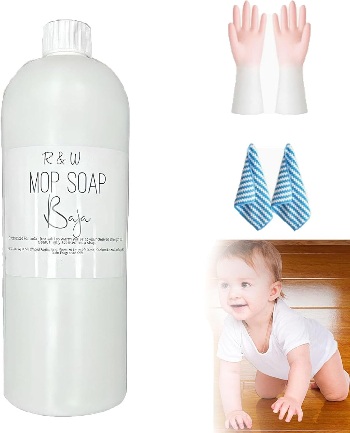 Mop Soap for Floor Cleaning, Multisurface Bathroom & Kitchen Cleaner ...