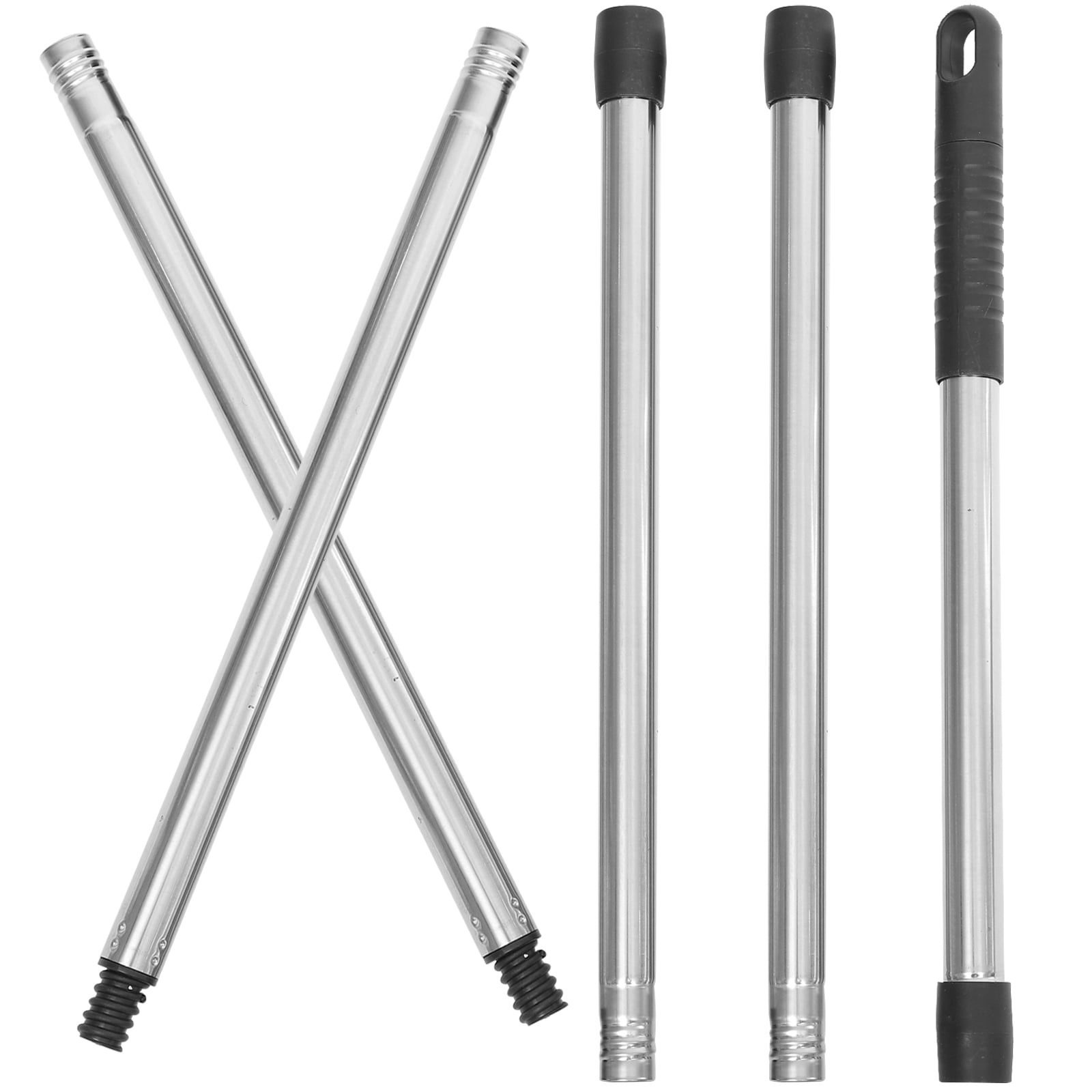 Mop Stick Mop Replacement Pole Floor Mop 4 Section Stainless Steel Rod ...