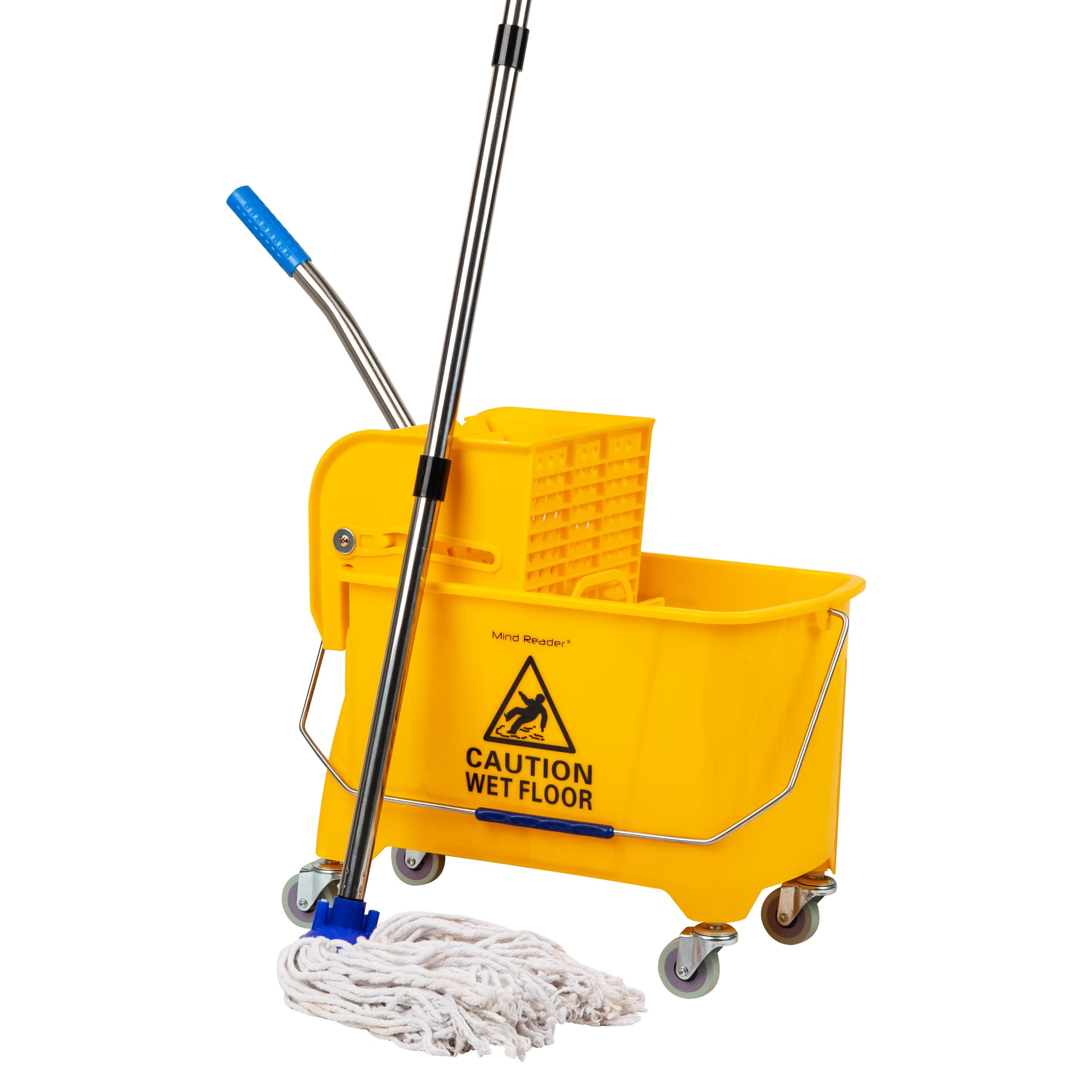Mop and Bucket Set with Wringer, Mop Included, 5.5 Gallon Cleaning ...