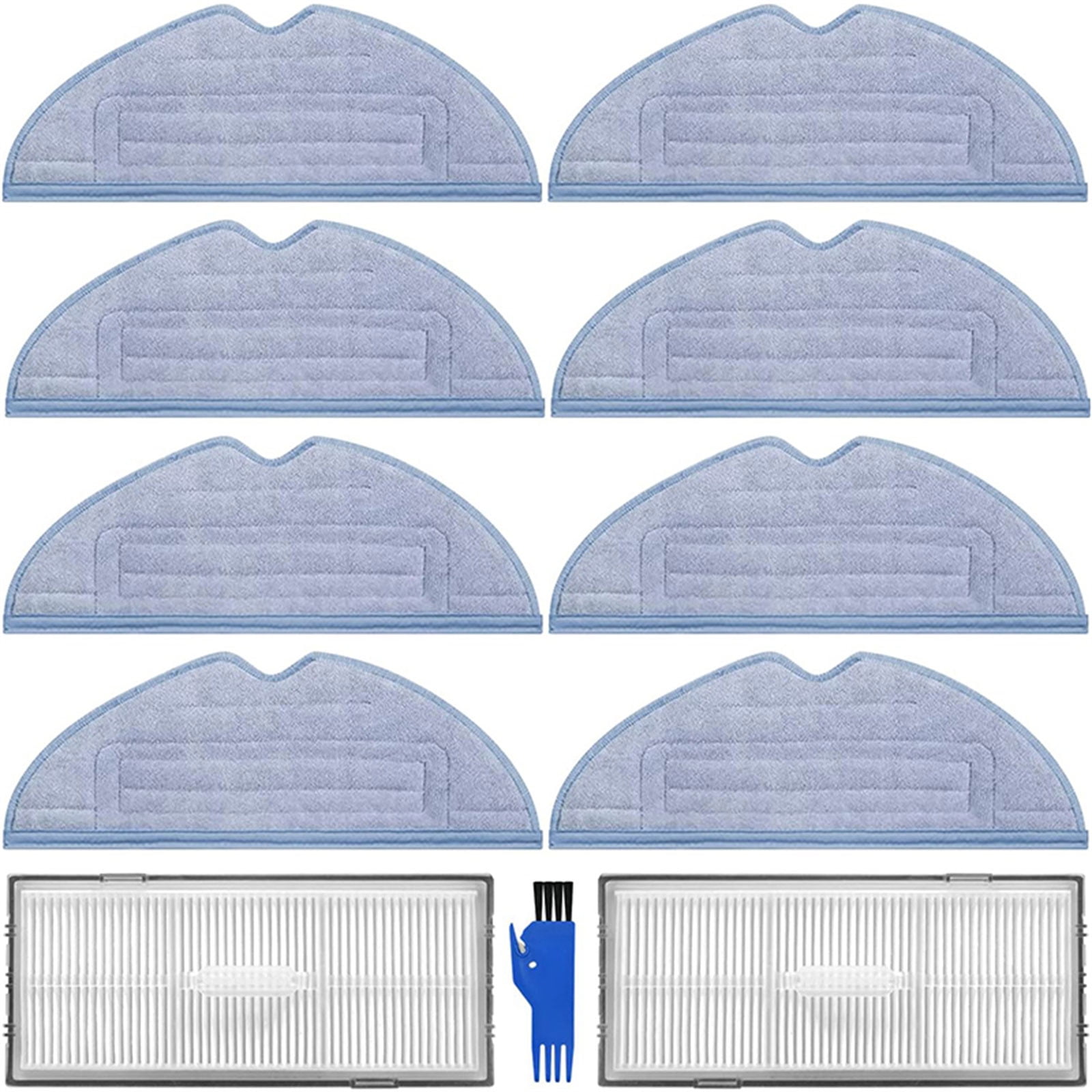 Mop and Filter Set Sweeping Robot Mop Pad Replacement Part Filter ...