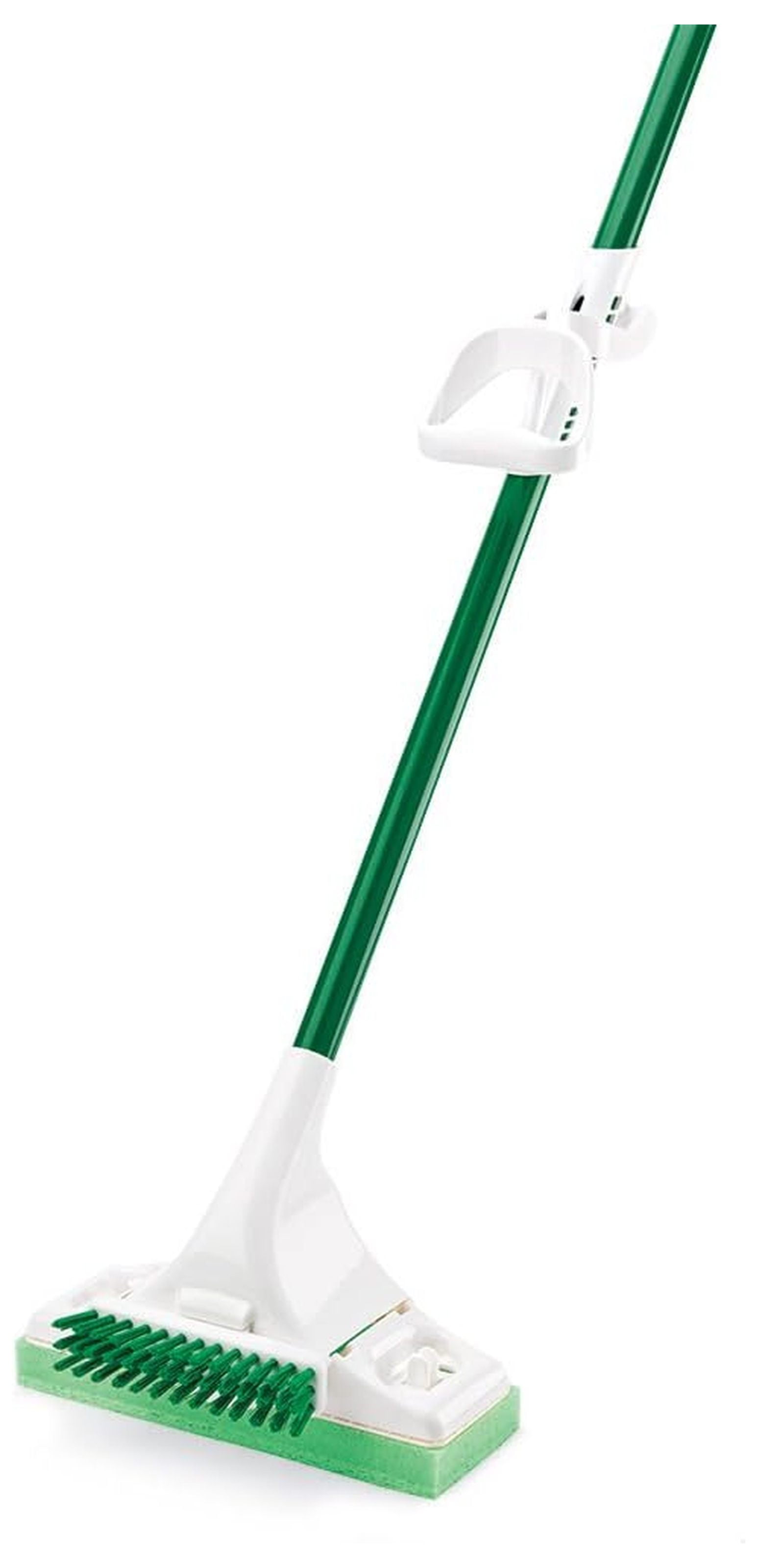 Mop with Cellulose Sponge & Scrub Brush - Floor Cleaning Mop for ...