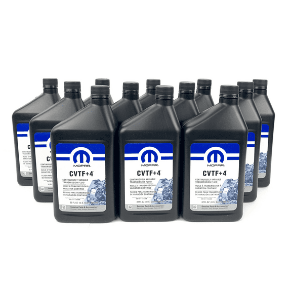 Mopar CVTF+4 Transmission Fluid Chrysler Jeep Dodge Case 12 Quarts ...