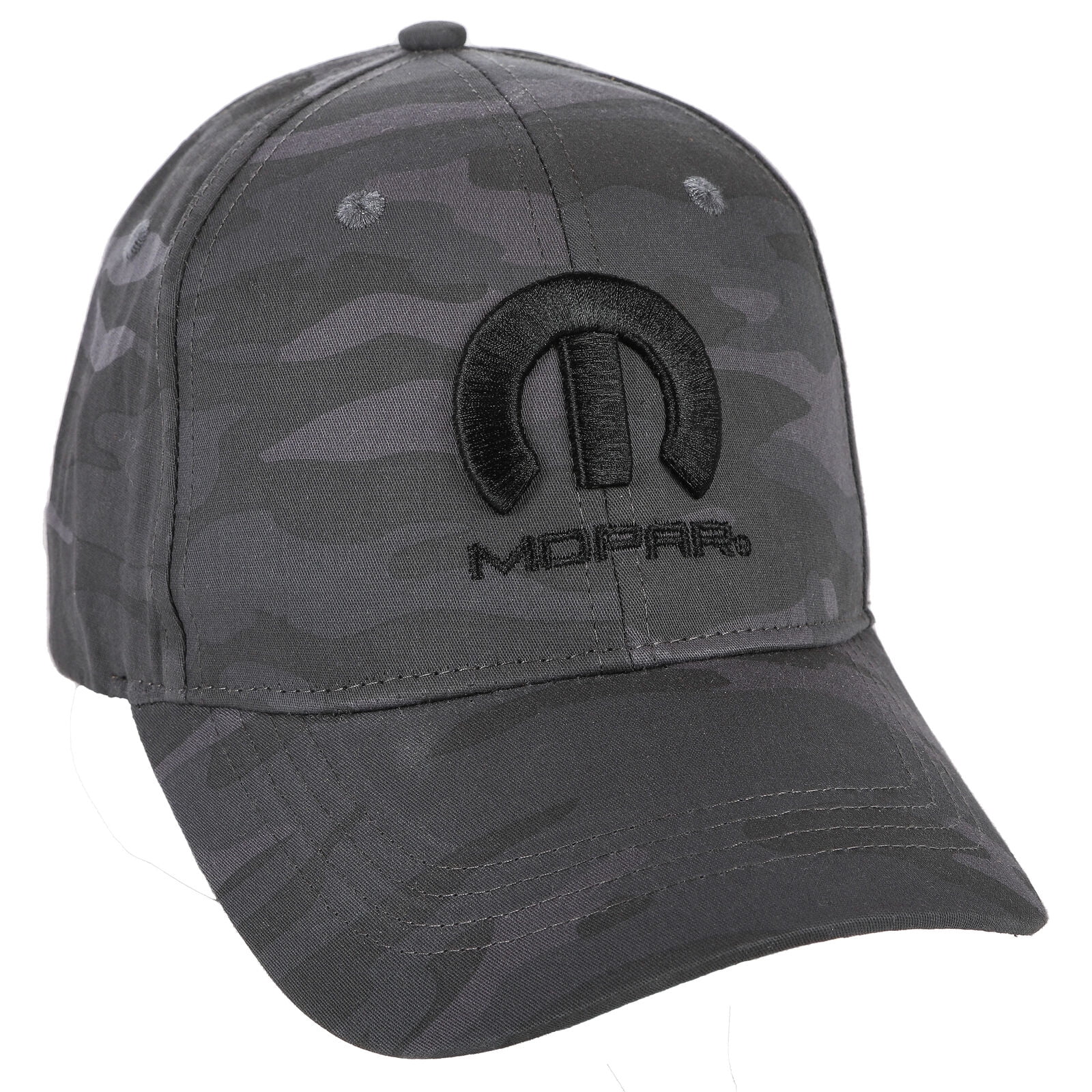 Mopar Camo Embroidered Logo Cap Hat Grey Camouflaged Official Licensed ...