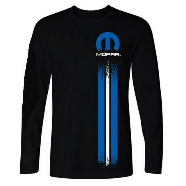 Mopar Official Licensed Graphic Long Sleeve Cotton Shirt, Black, Size L ...