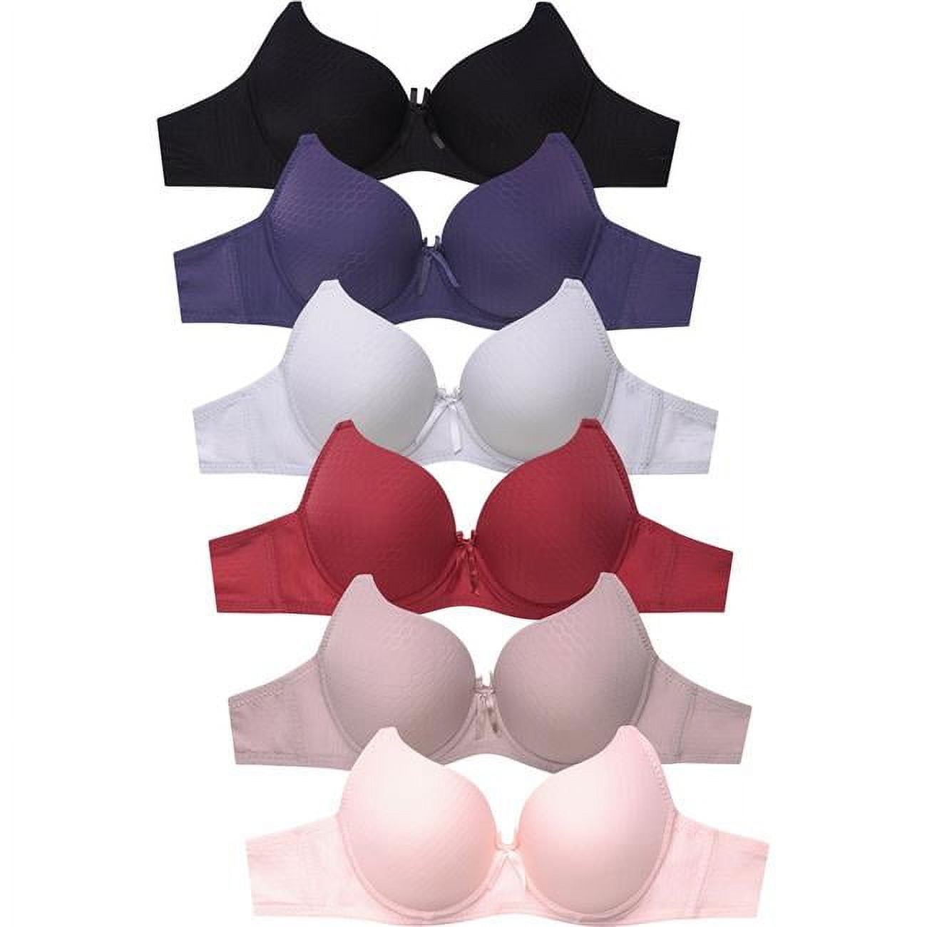 Mopas BR4448J - 40C Womens Full Coverage Jacquard Bra Style Intimate ...