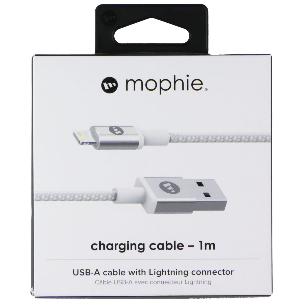 Mophie Braided USB-A Cable with 8-Pin Connector Cable - 1M / 3.3Ft ...