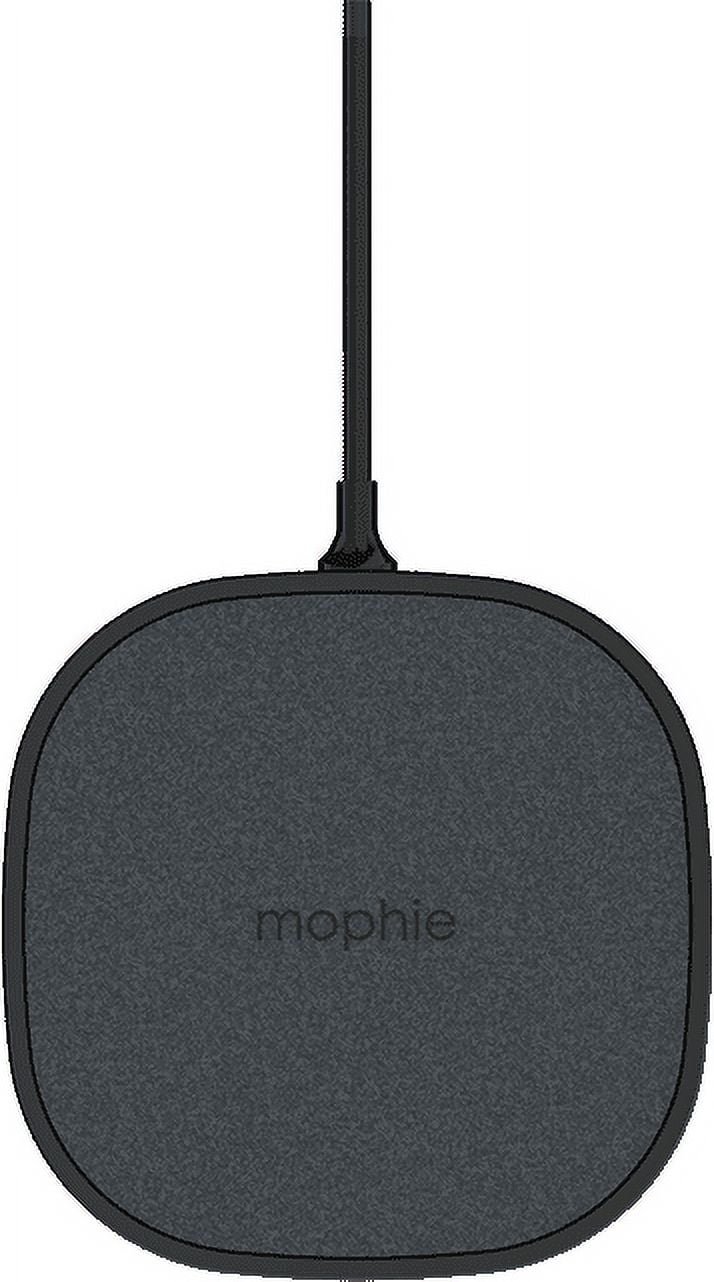 mophie Wireless Charging Pad, Qi-Enabled, 10W Power, Ultrasuede Finish ...