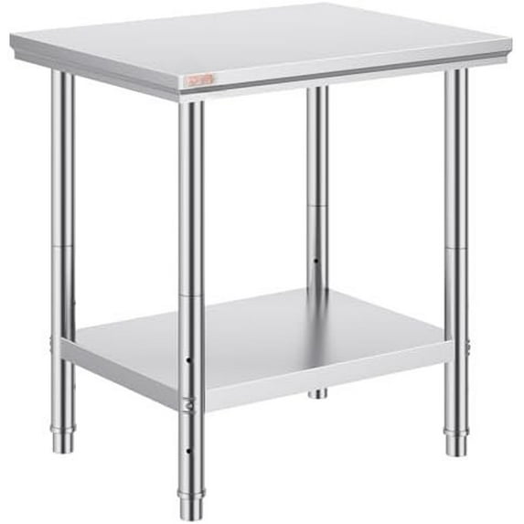 Mophorn Commercial Worktable & Workstation 24 x 30 x 32 Inch Stainless ...