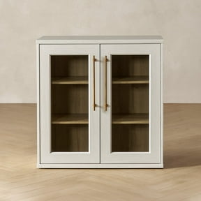 Better Homes & Gardens Greyson Bar Cabinet, Acorn Finish - Walmart.com
