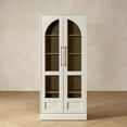 Mopio Blake Tall Display Cabinet, Kitchen Buffet Pantry Cabinet, Trophy ...