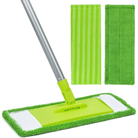 Mops for Floor Cleaning with 2 Different Washable Mop Refill Pads ...
