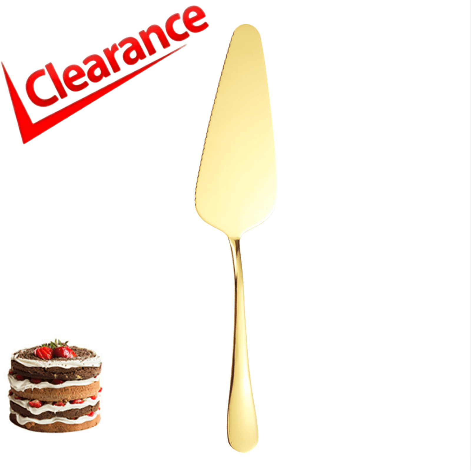 Moqsnm Cake Pie Servers Set,Stainless Steel Pizza Cake Slicer Server ...
