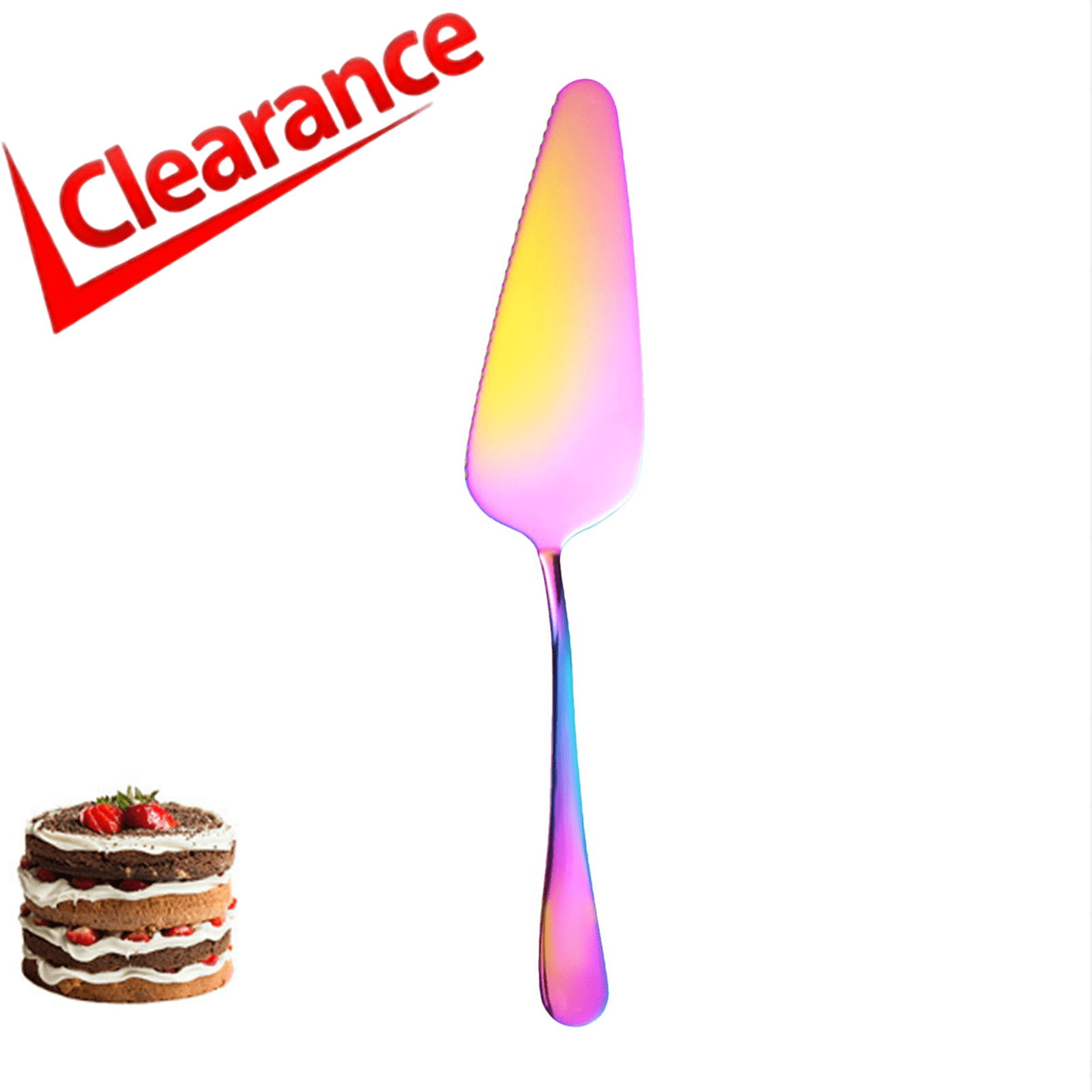 Moqsnm Cake Pie Servers Set,Stainless Steel Pizza Cake Slicer Server ...