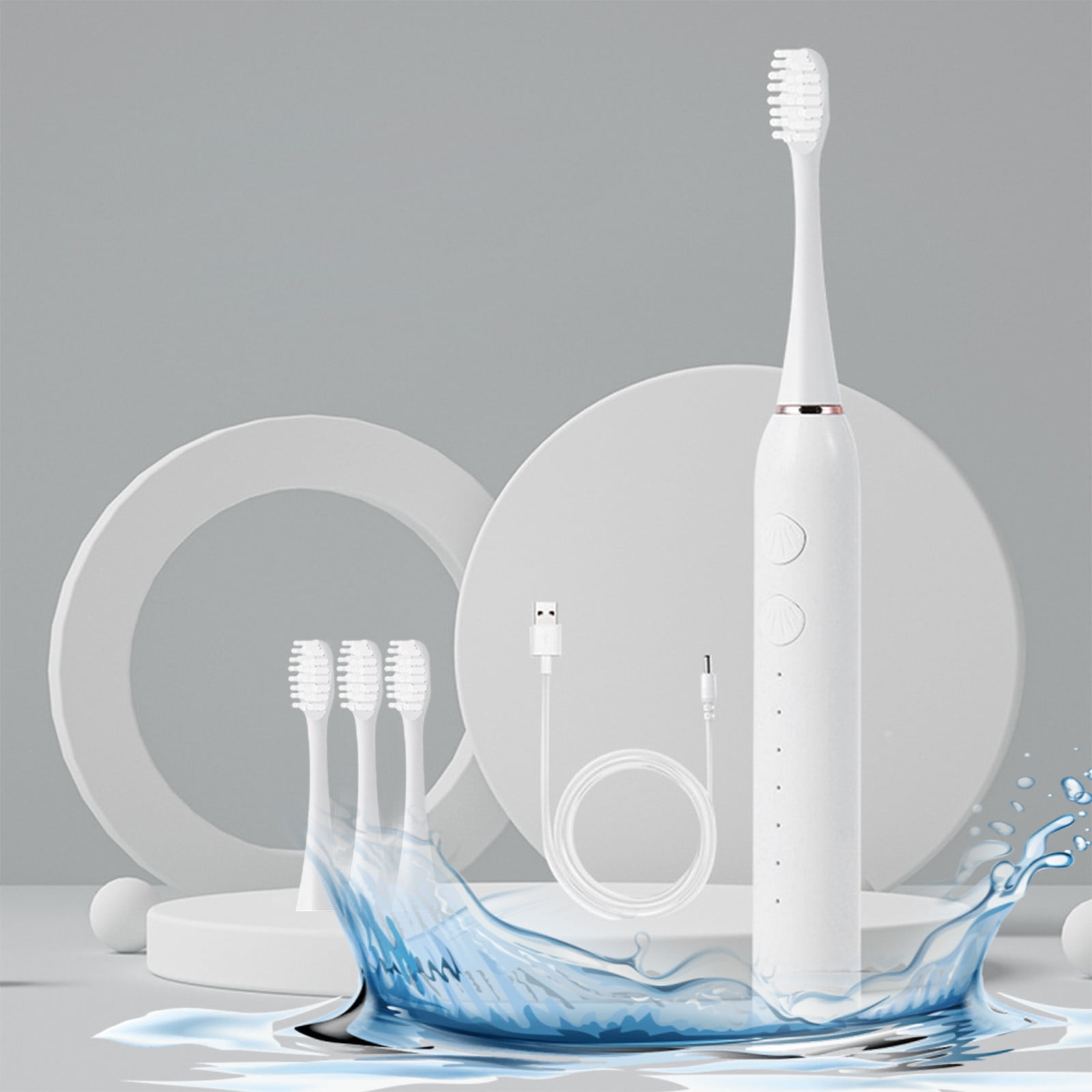 Moqsnm Electric Toothbrush Low Noise Portable Smart Timer Electric ...