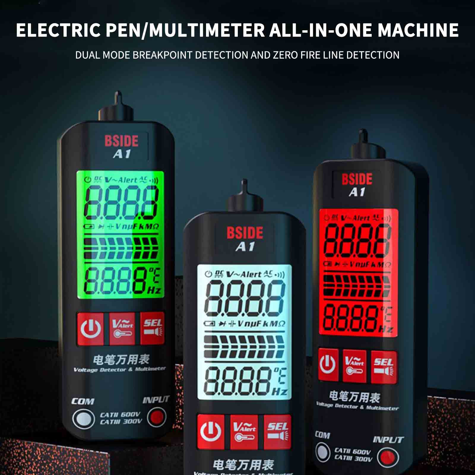 Moqsnm Fully Automatic Intelligent Multimeter Digital Color Screen ...