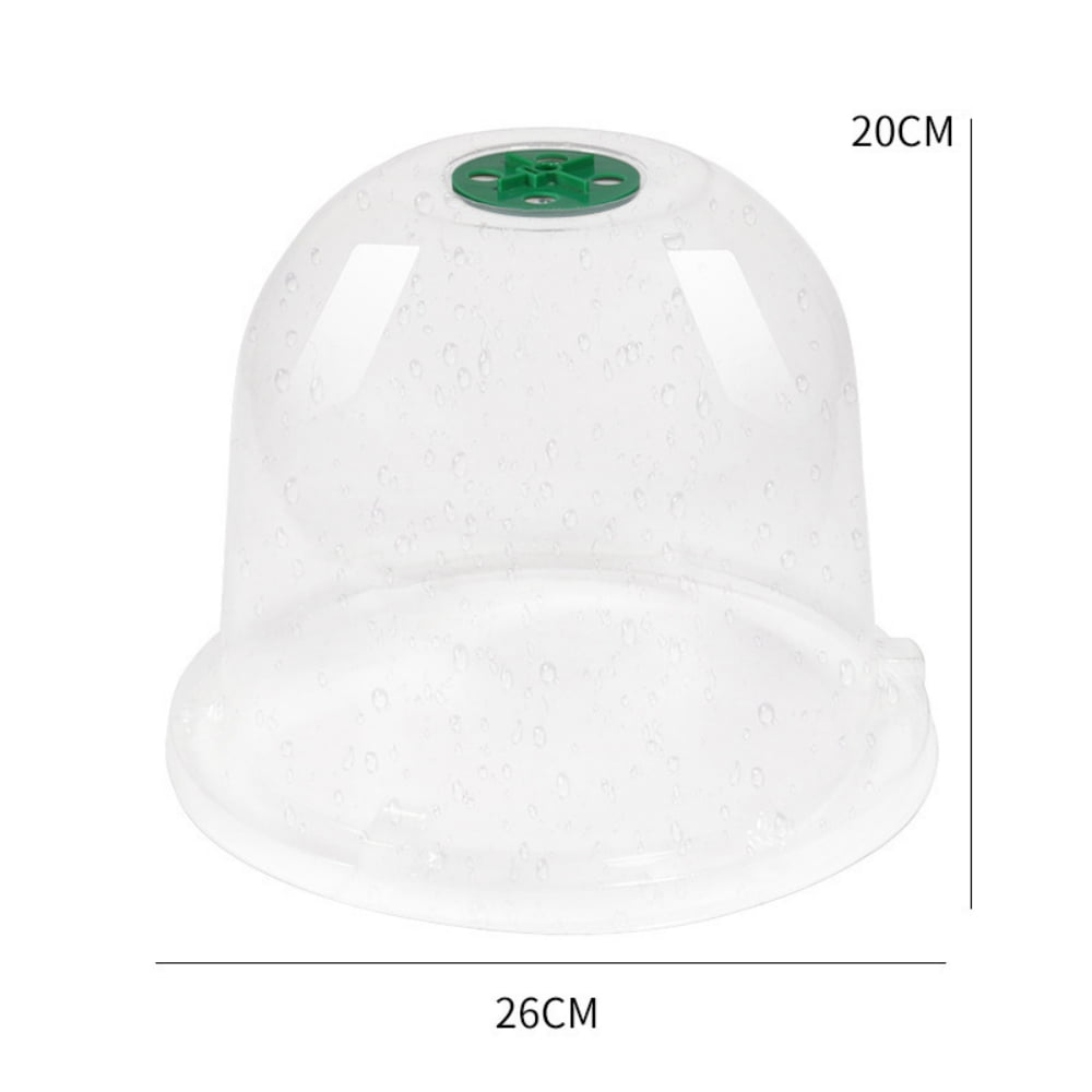 MorTime 6 Pack Garden Cloche Plant Dome, Plastic Plant Bell Cover ...