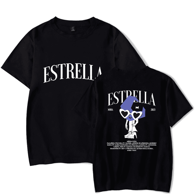 Mora Album Estrella 2023 Tour T-Shirt Men/Women Streetwear Tshirt Shirt ...