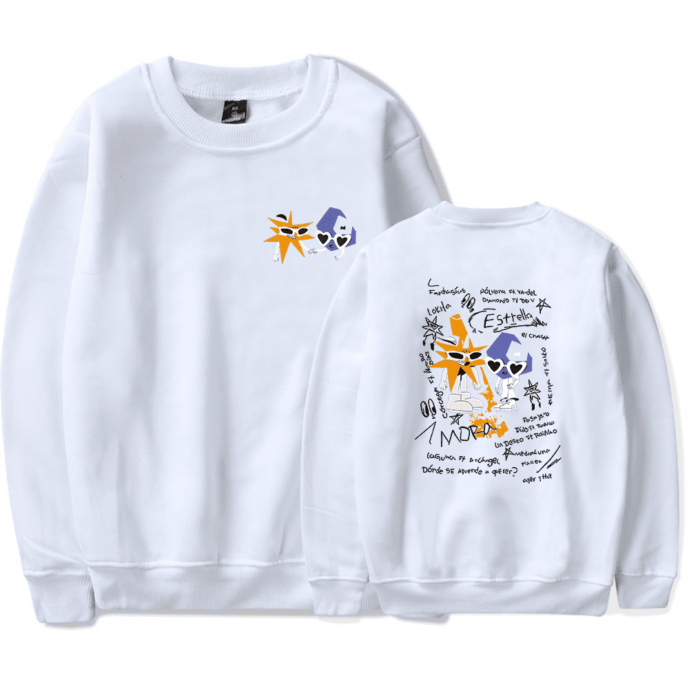 Mora Album Estrella Logo Merch Crewncek Sweatshirt Merch Casual ...