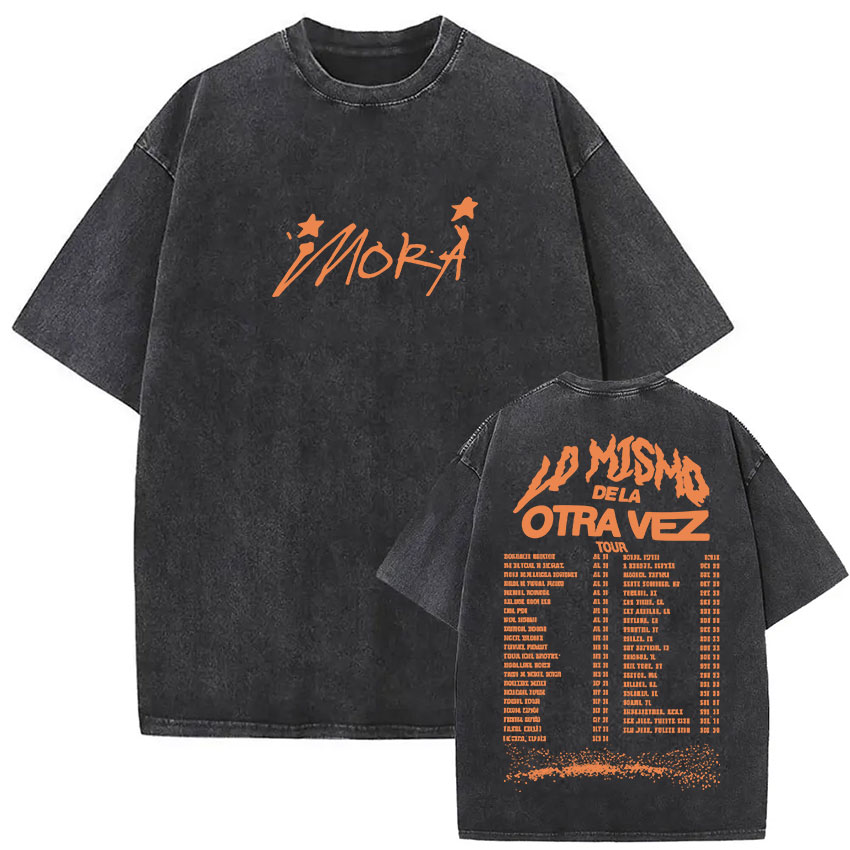 Mora Lo Mismo De La Otra Vez 2025 Tour Vintage Washed Merch T-Shirt ...